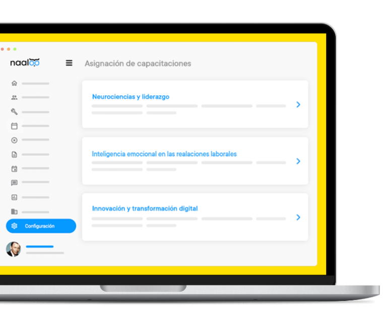 Gestión de Capacitaciones - Software de Recursos Humanos | Naaloo